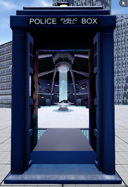 ArtStation - VR Tardis