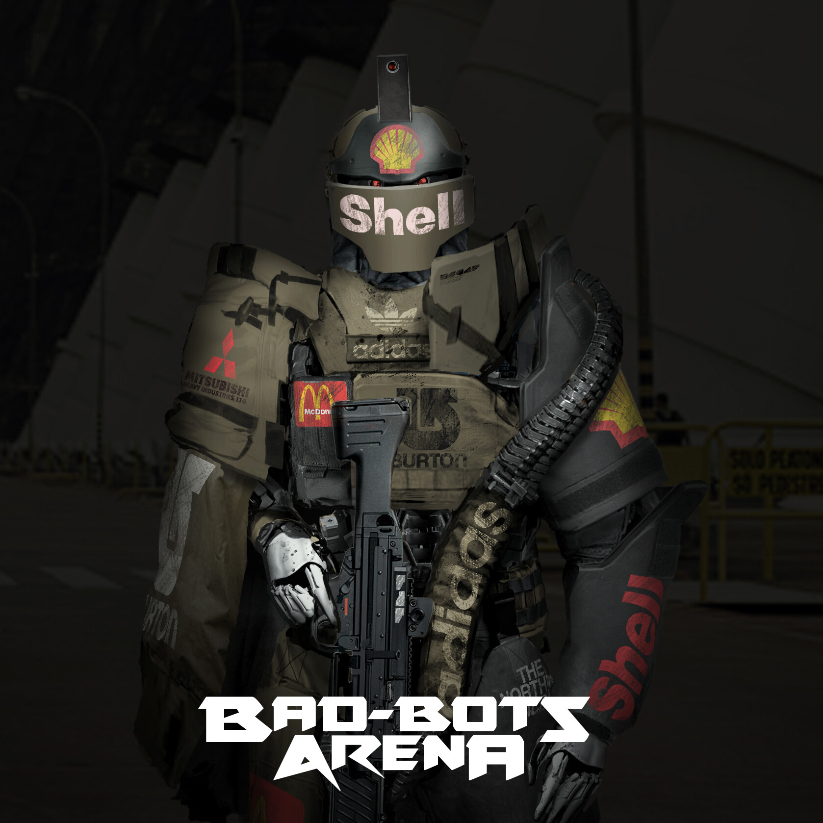 ArtStation - Bad_Bots Arena, fighter bots