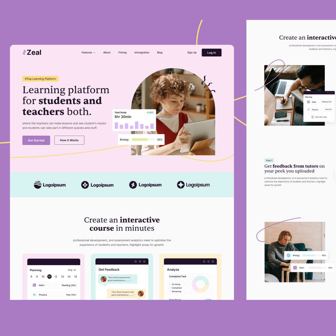 ArtStation - Zeal - SaaS Website