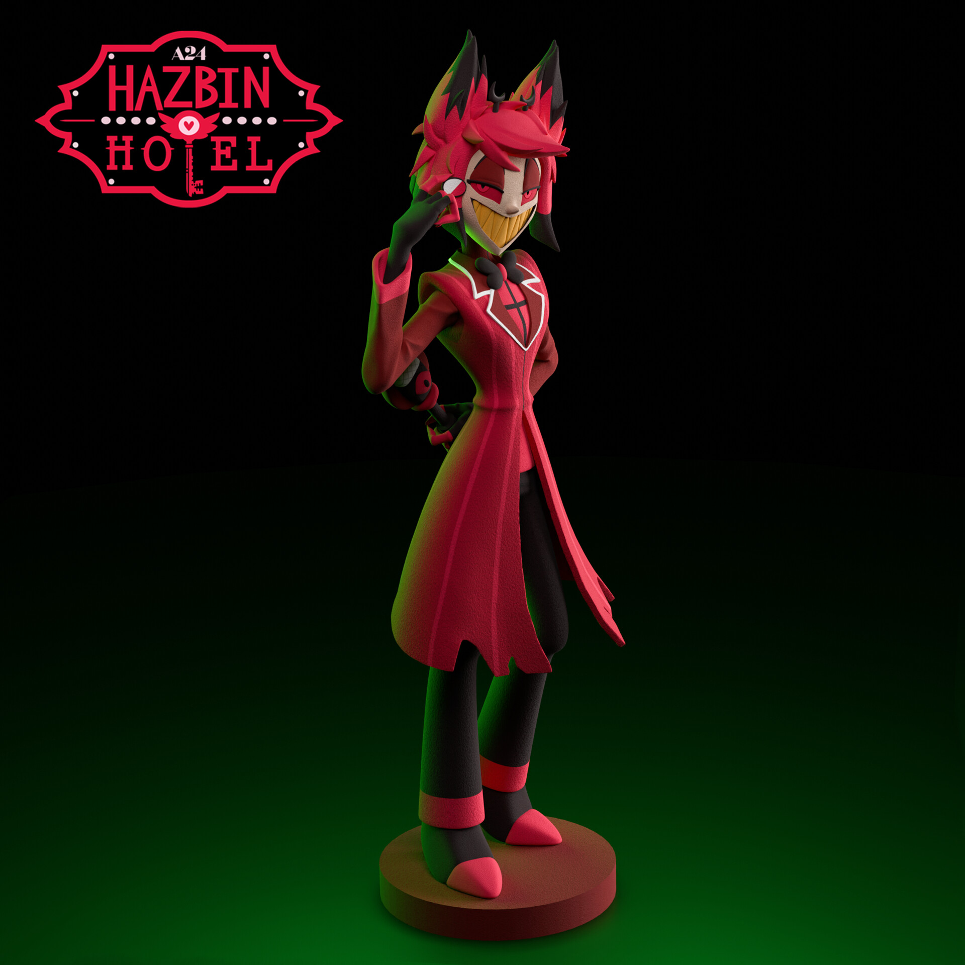 ArtStation - Alastor Hazbin hotel