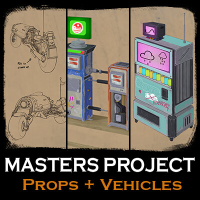 ArtStation - New Genius (Brother) - Props + Vehicles