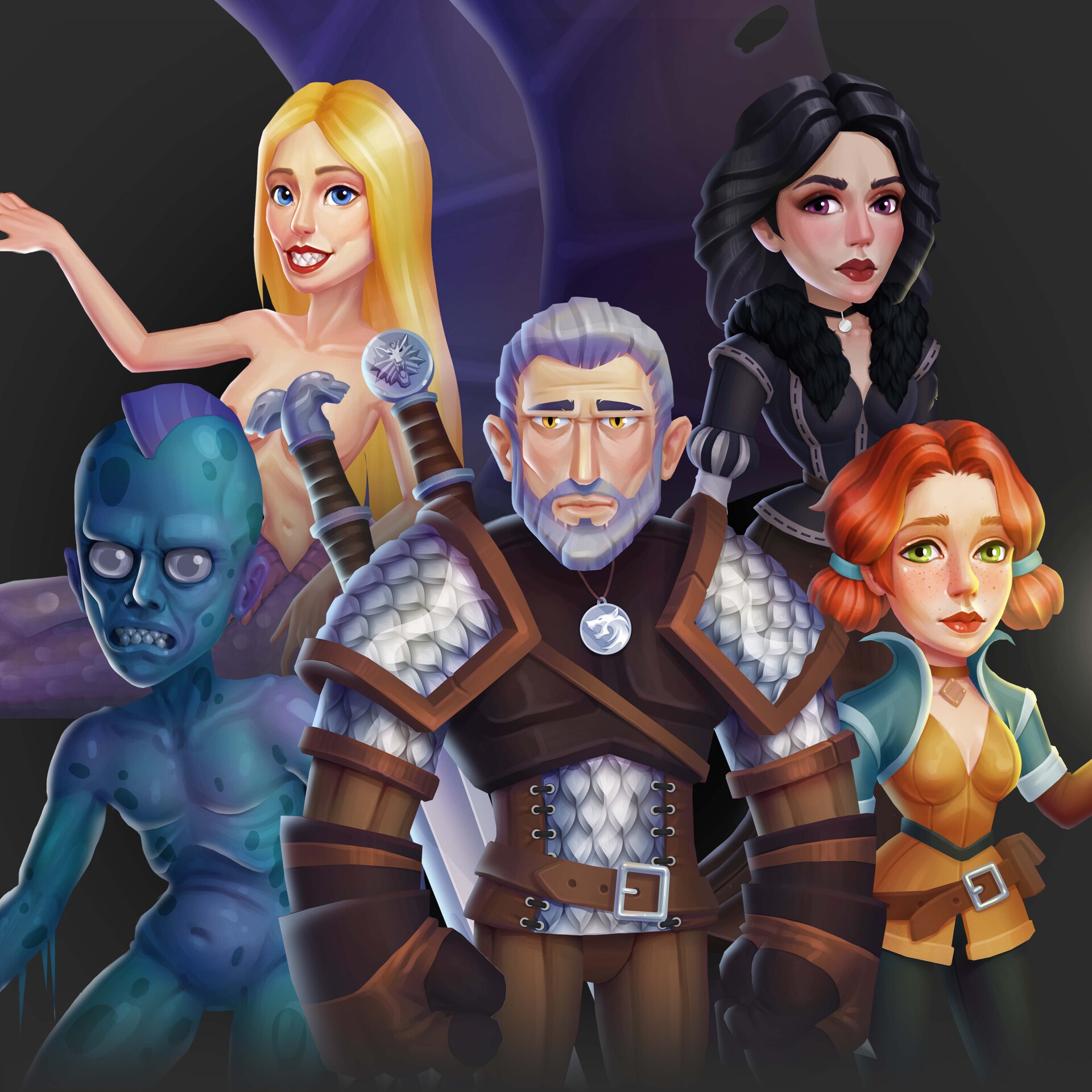 ArtStation - Characters from the game The Witcher 3