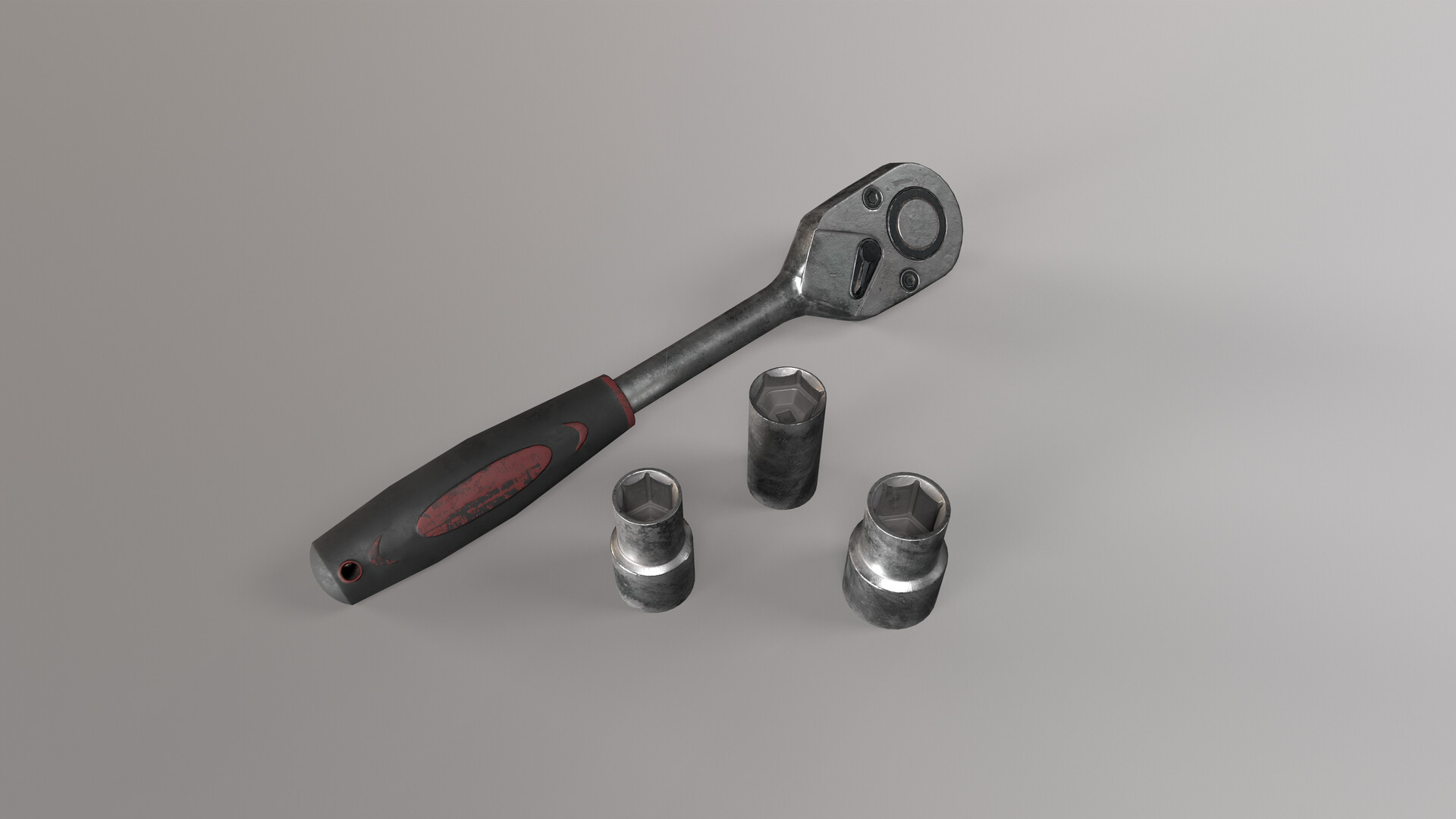 ArtStation - Worn Socket Wrench
