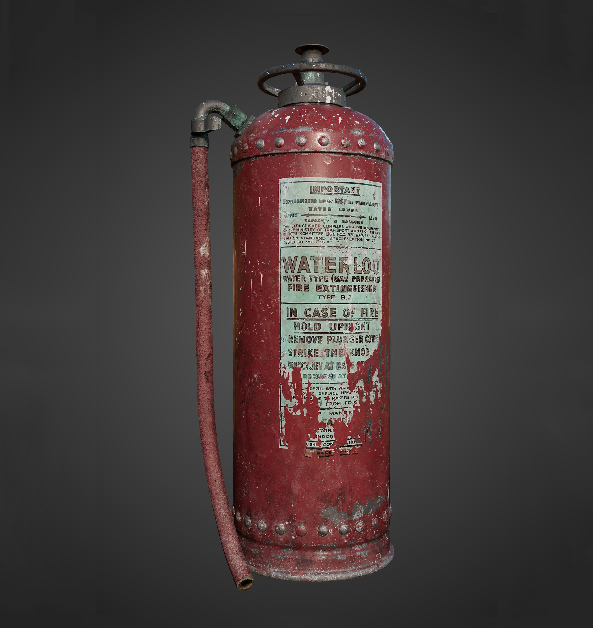 ArtStation - Vintage Fire Extinguisher