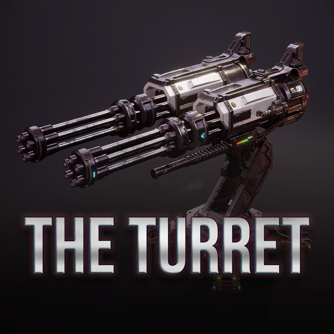 ArtStation - Sci-fi Turret