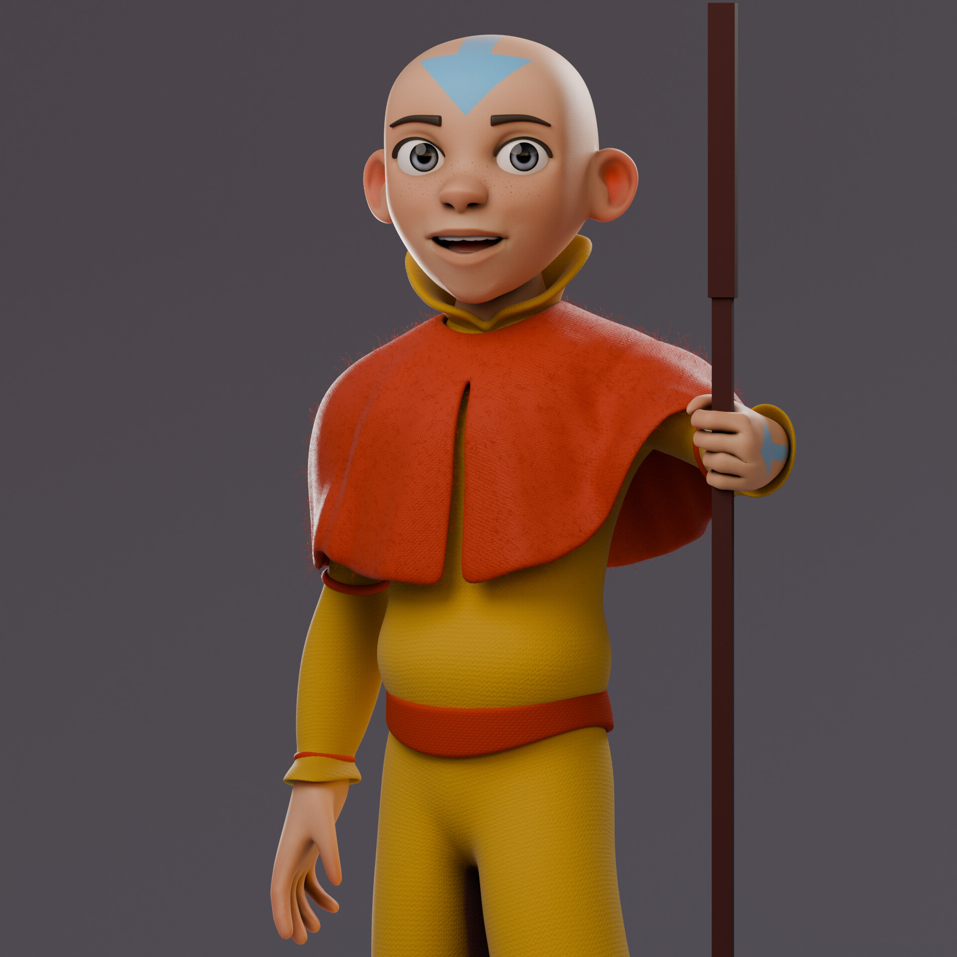 ArtStation - Aang from Avatar: The Last Airbender