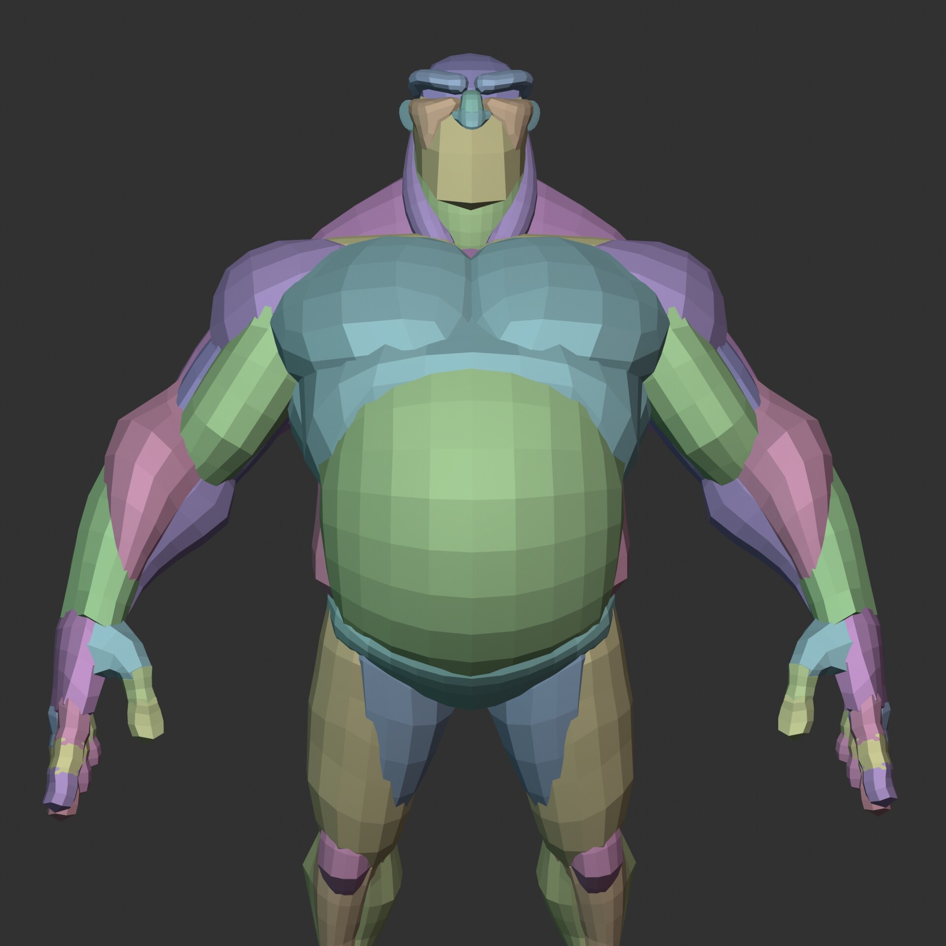 ArtStation - Stylized Heavy Anatomy Blockout V1.1