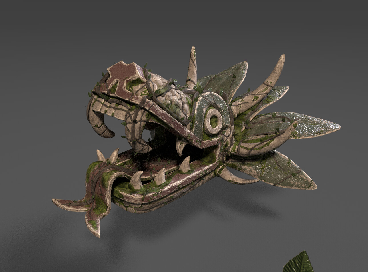 ArtStation - Aztec Jungle Satue