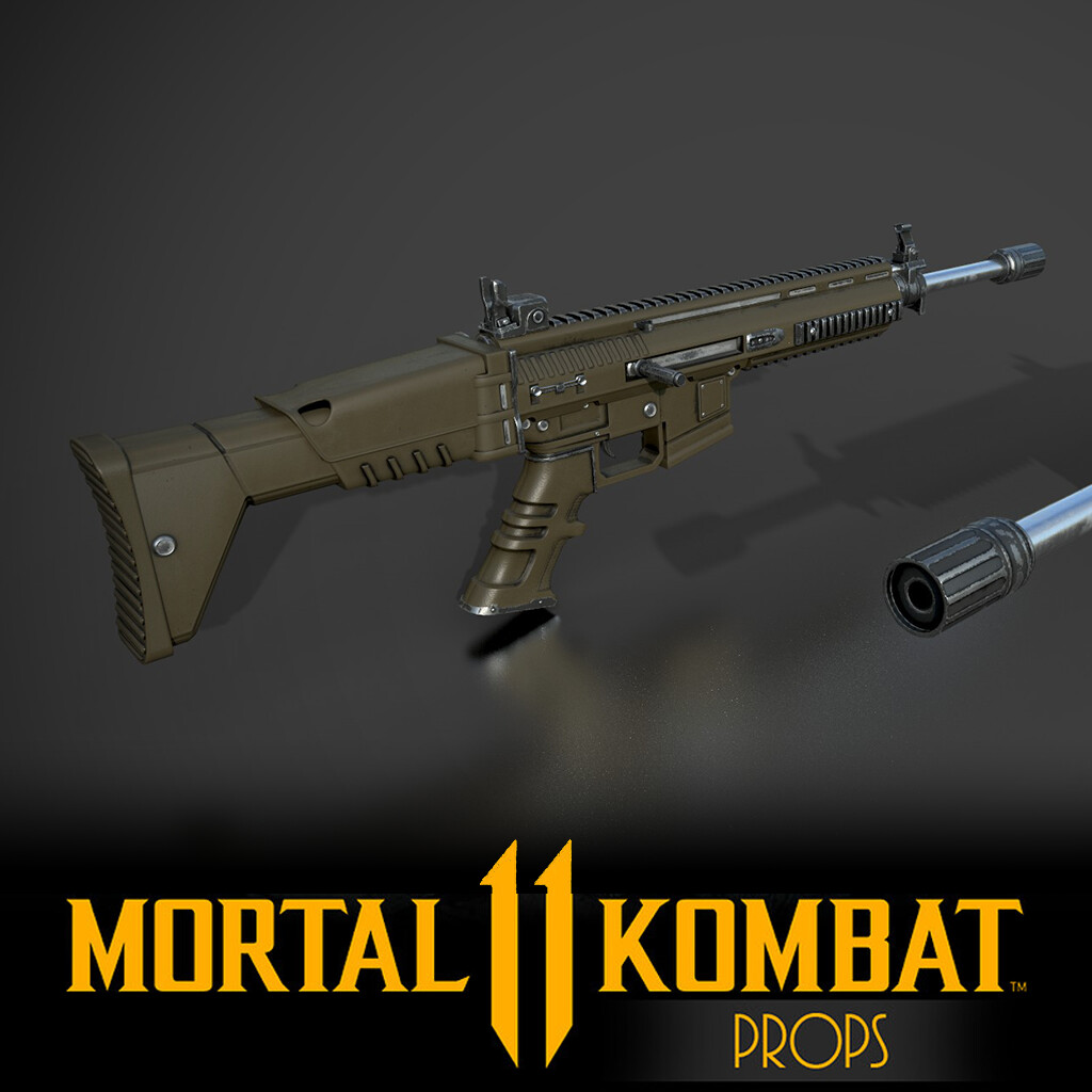 ArtStation - Mortal Kombat 11 - Army Weapons