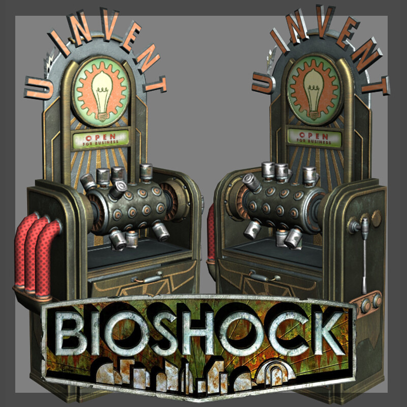 ArtStation - Bioshock interactive Machines