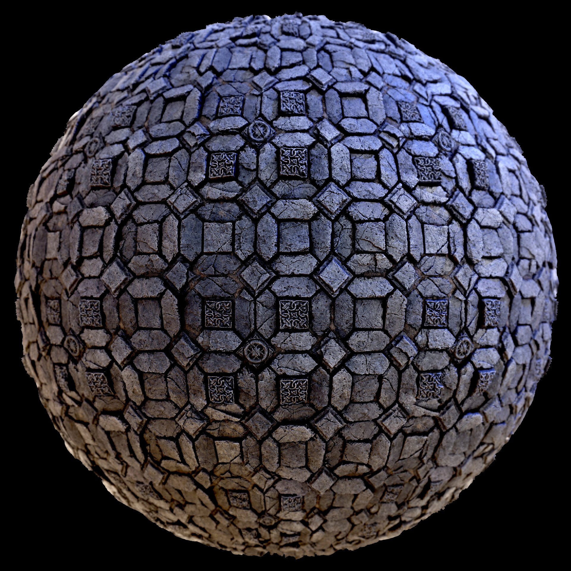 ArtStation - Stone Tile Material