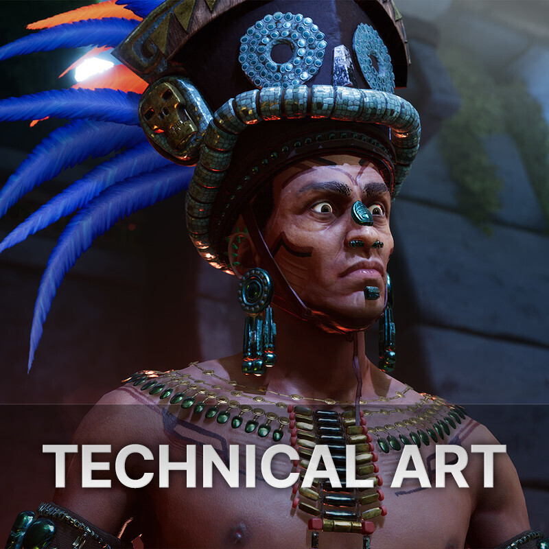 ArtStation - Aztec Priest for VR Project