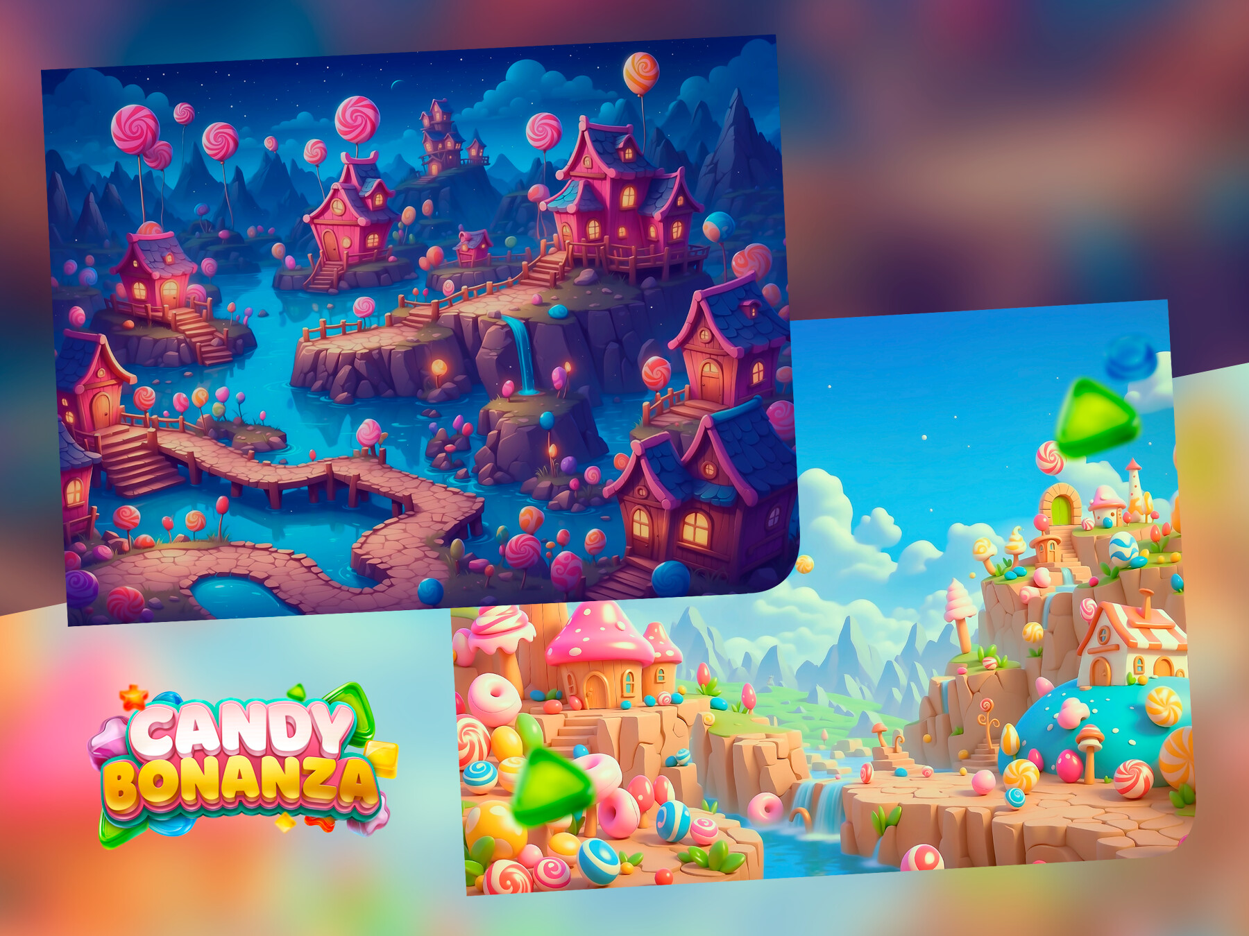 ArtStation - CANDY BONANZA | game backgrounds