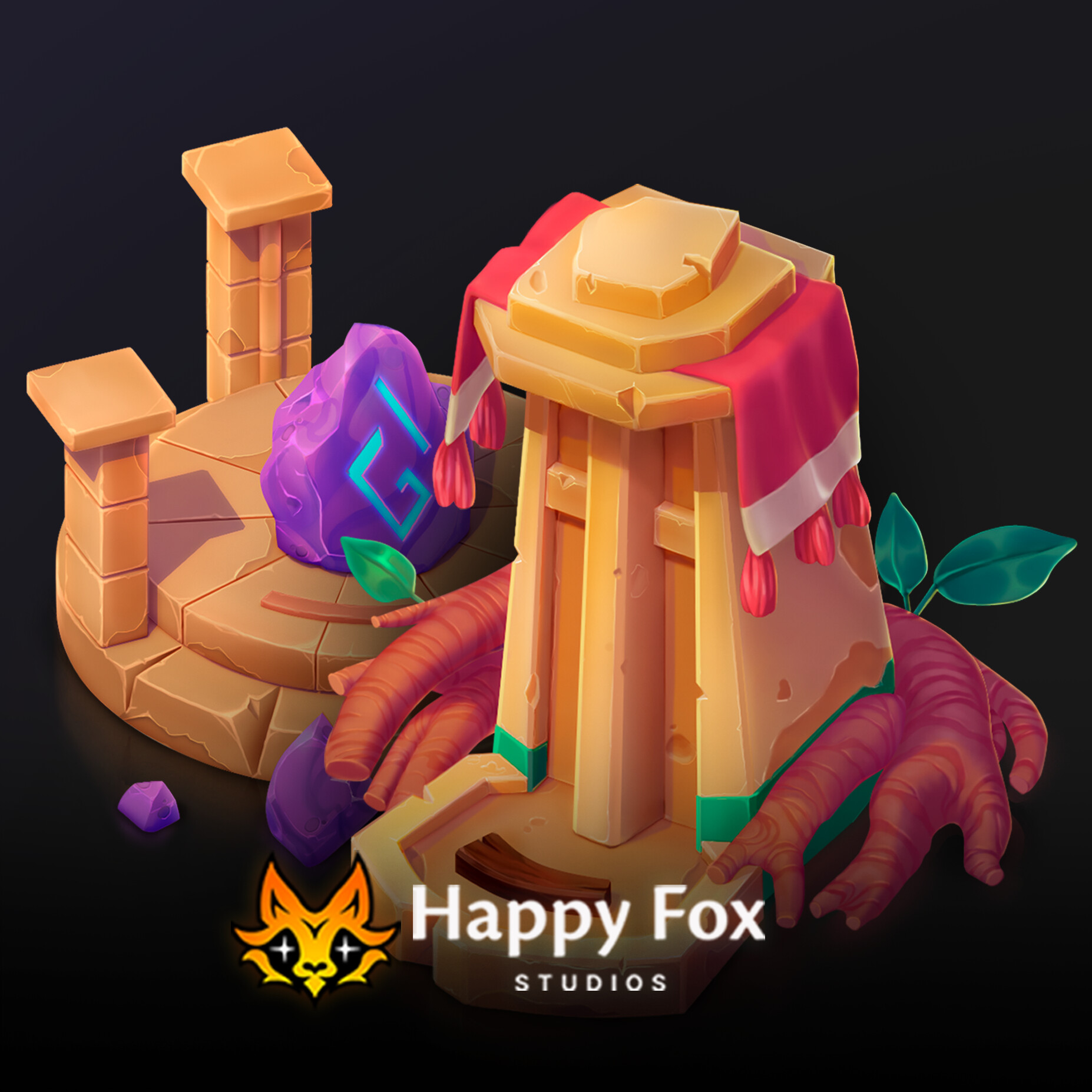 ArtStation - Environment Props Render