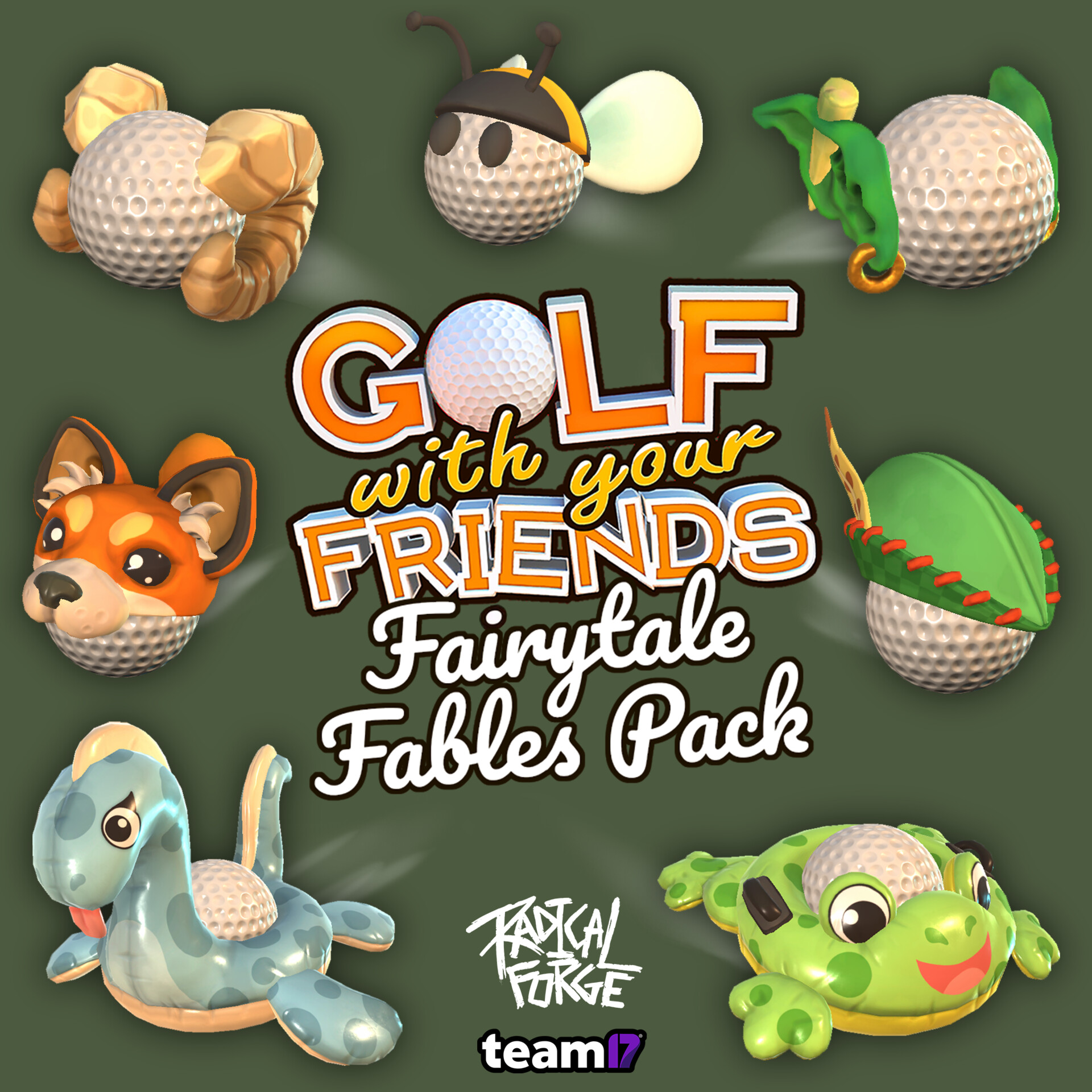 ArtStation - Golf with Your Friends - Fairytale Fables - Cosmetics Pack