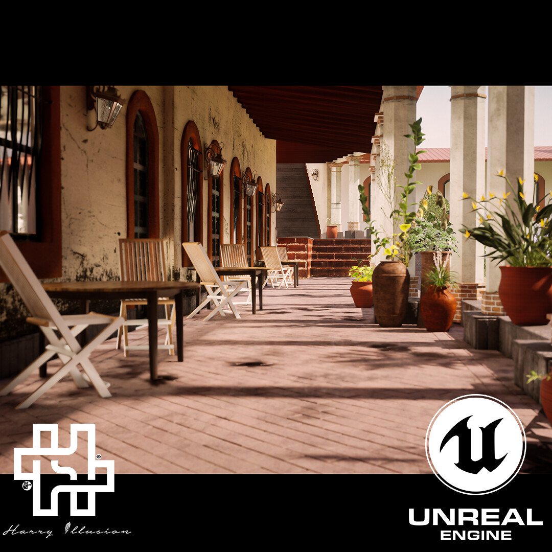ArtStation - EXTERIOR SHOT IN UNREAL ENGINE 5