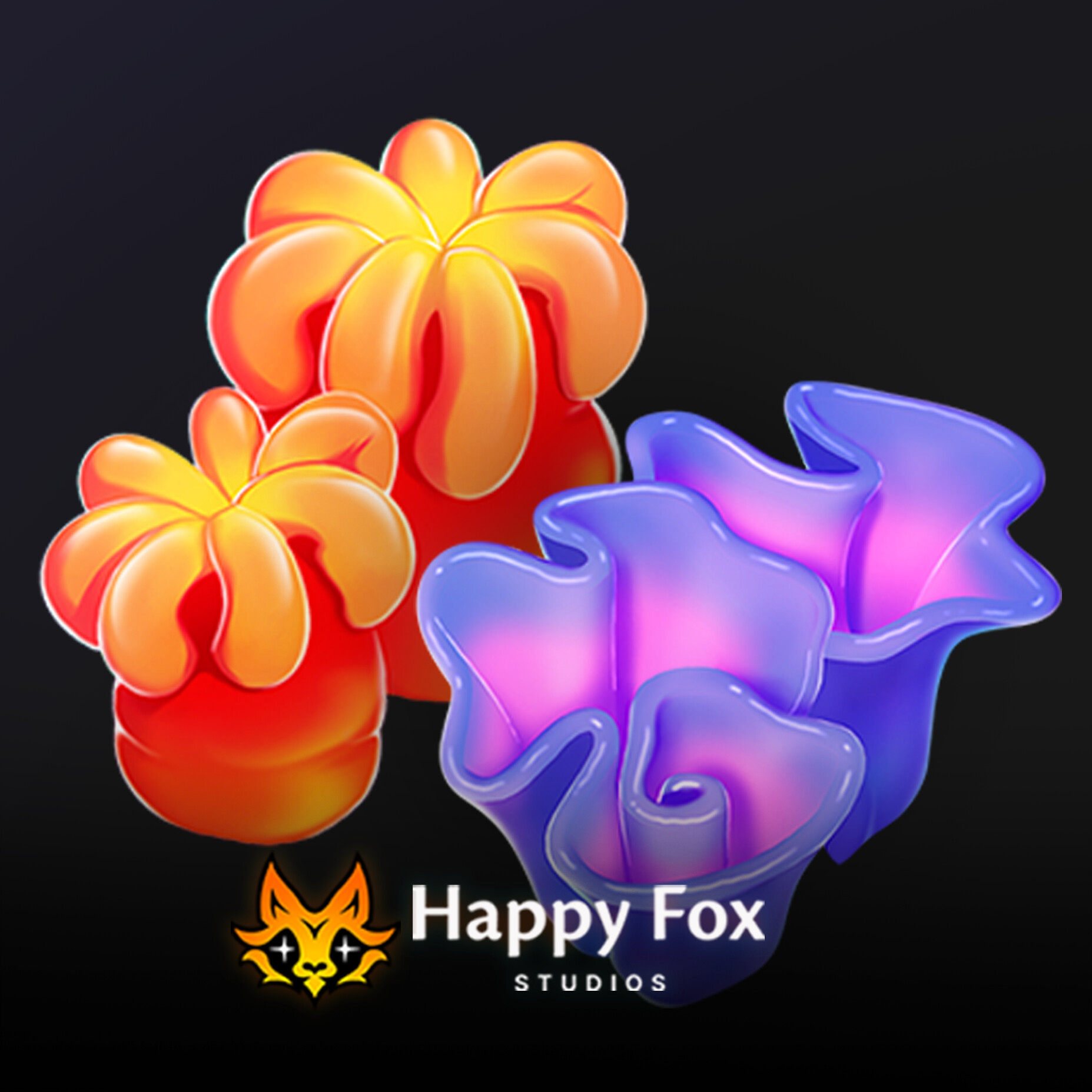 ArtStation - Anemone props render