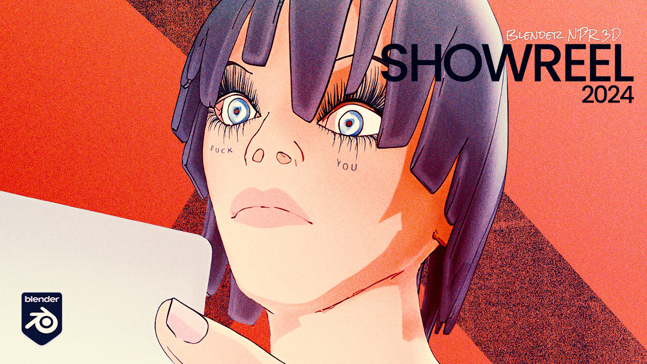 ArtStation - 2024 Showcase: VERTEX MONSTER's Blender NPR Anime Reel