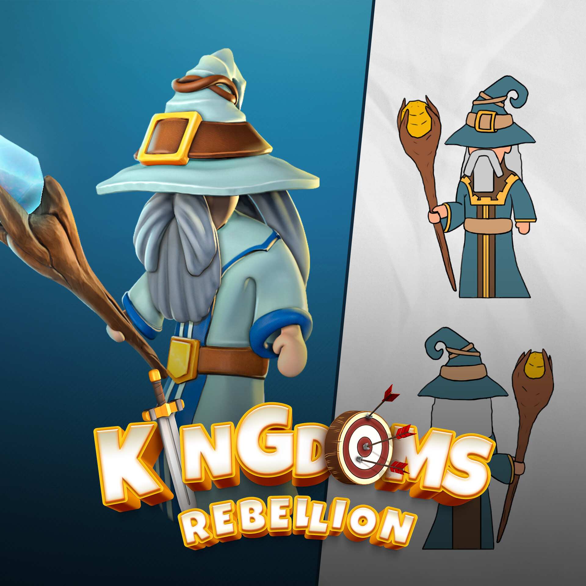 ArtStation - Ice Wizard Character - Kingdoms Rebellion