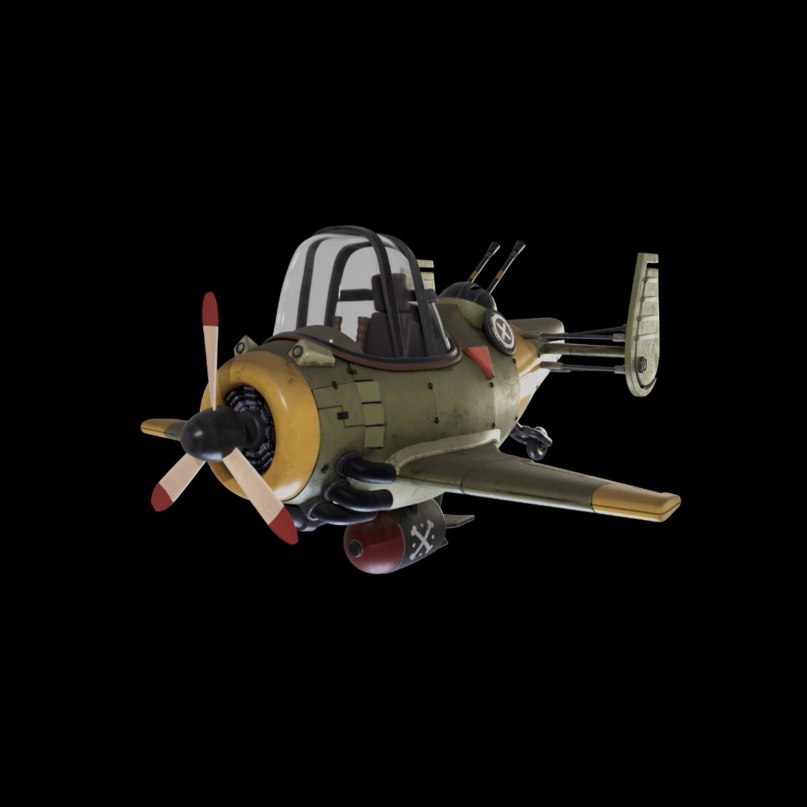 ArtStation - Bomber Flying Tara