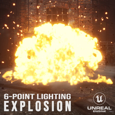 ArtStation - 6-point Lighting Explosion