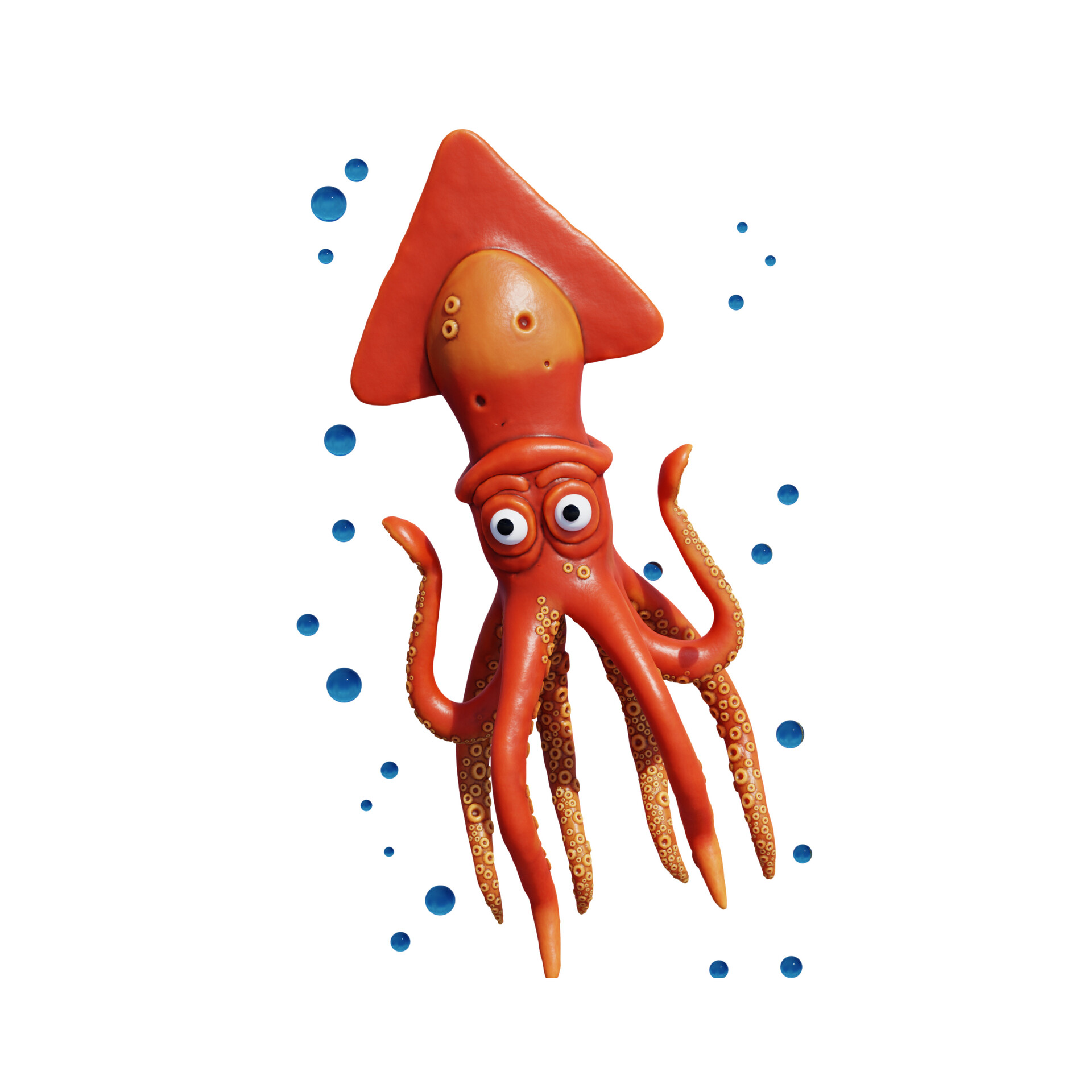 ArtStation - stylized octopus