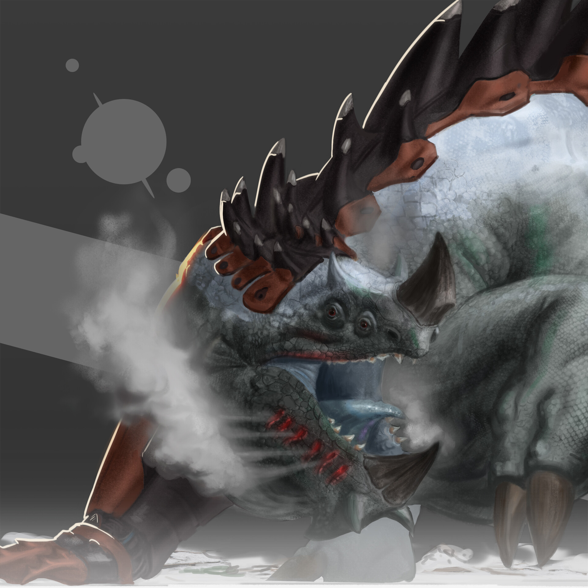 ArtStation - Creature Design Mentorship - Steam Behemoth