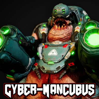 ArtStation - Cyber-Mancubus (Doom)