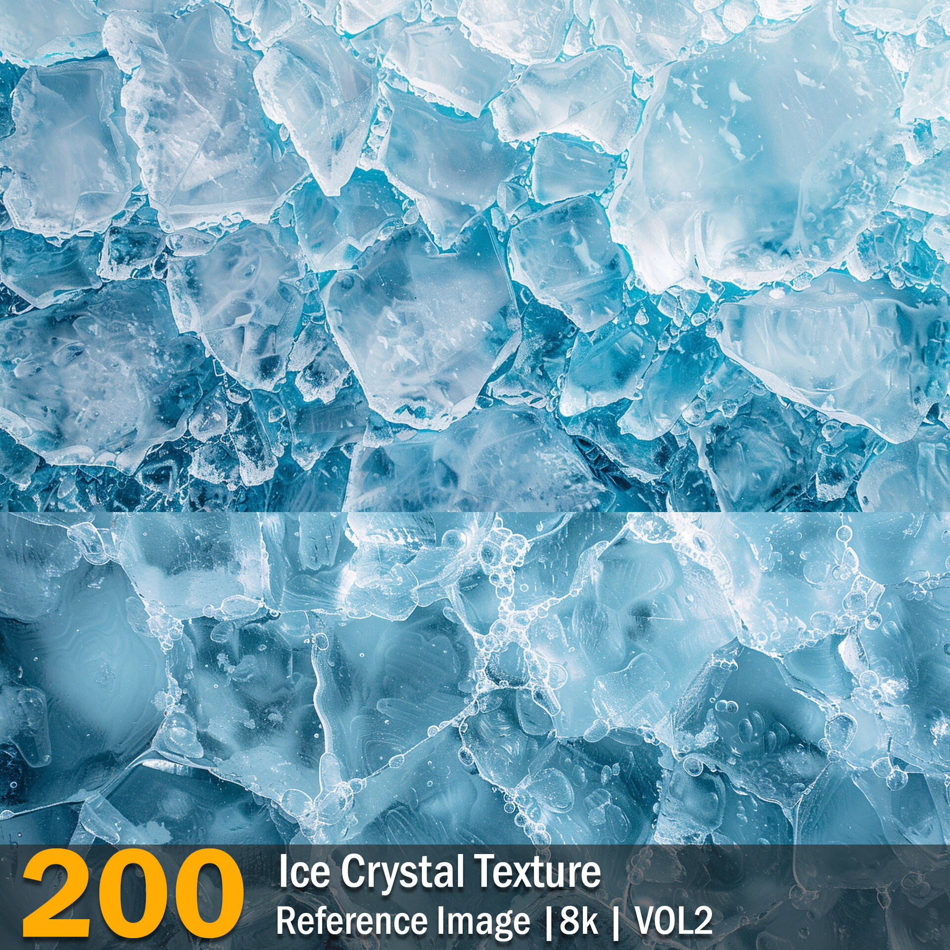 ArtStation - Ice Crystal Texture | Reference Images | 8K | VOL2