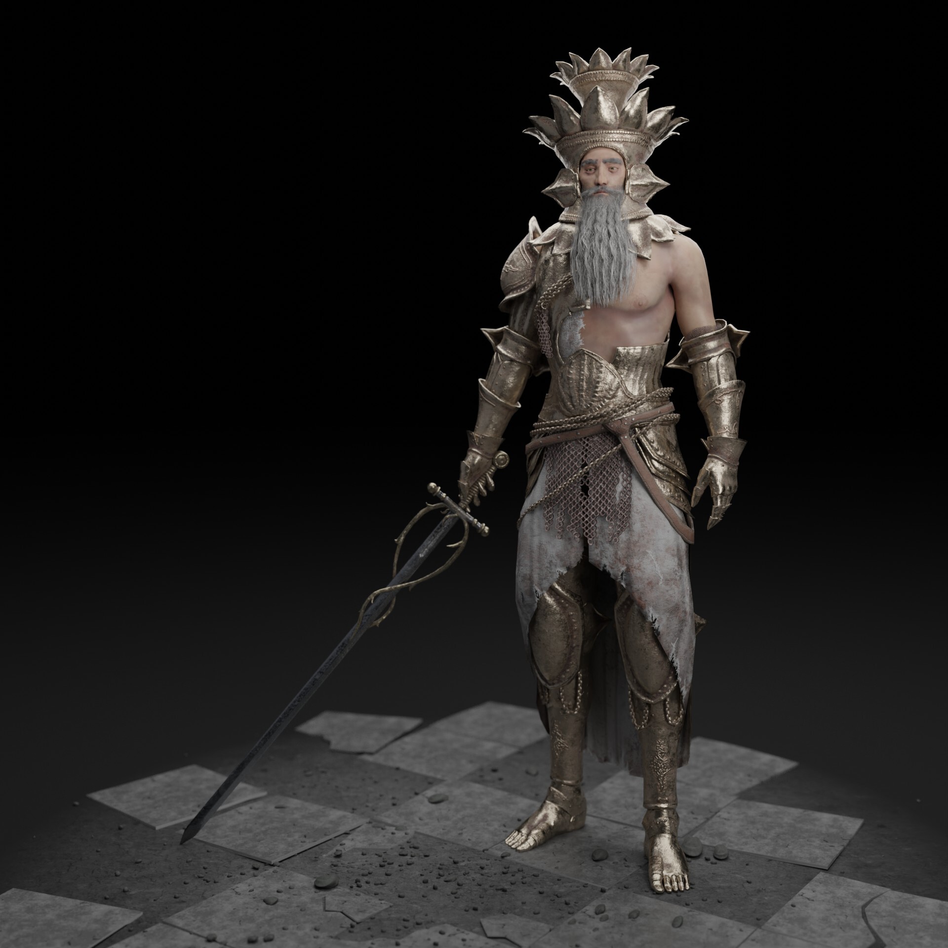 ArtStation - Leaf King Knight