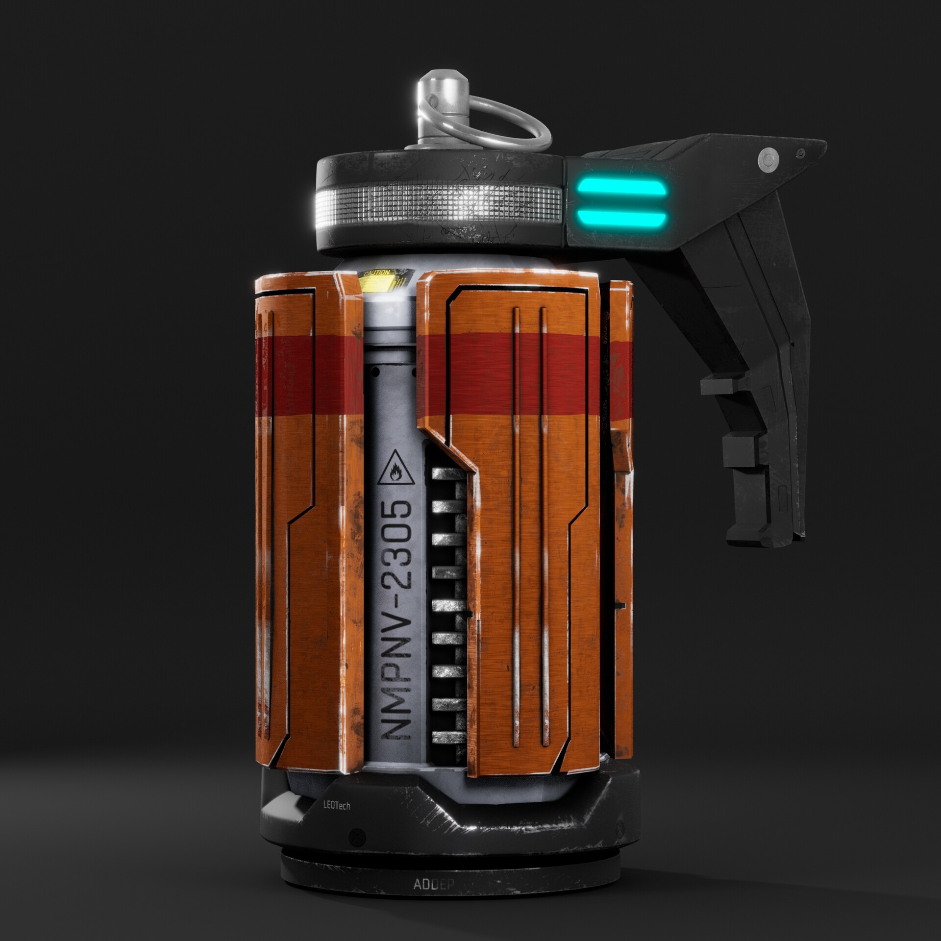 ArtStation - Sci Fi Grenade