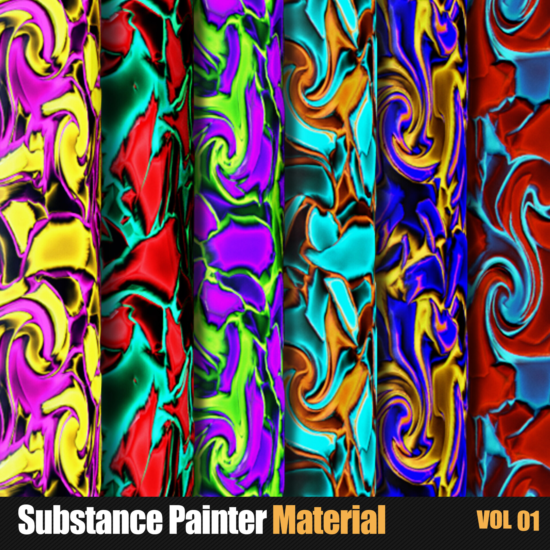 ArtStation - 15 Fantasy Ground Floor Materials In Substance Painter