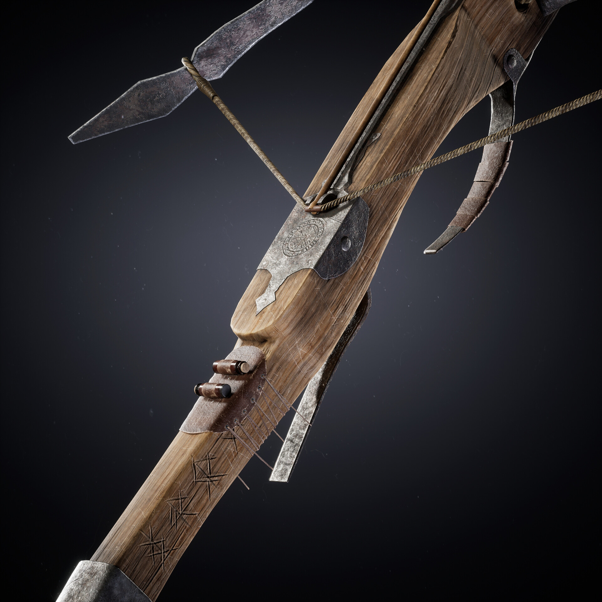 ArtStation - Fantasy Crossbow 3D Props