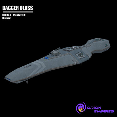 ArtStation - Dagger class frigate (Coalition Navy)