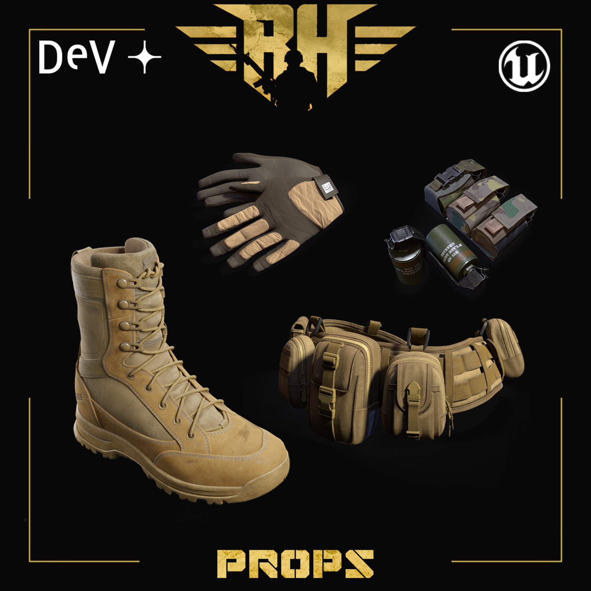 ArtStation - Props for Game