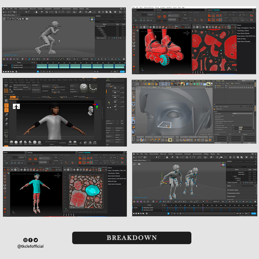 ArtStation - Skate With The Crew Development Breakdown