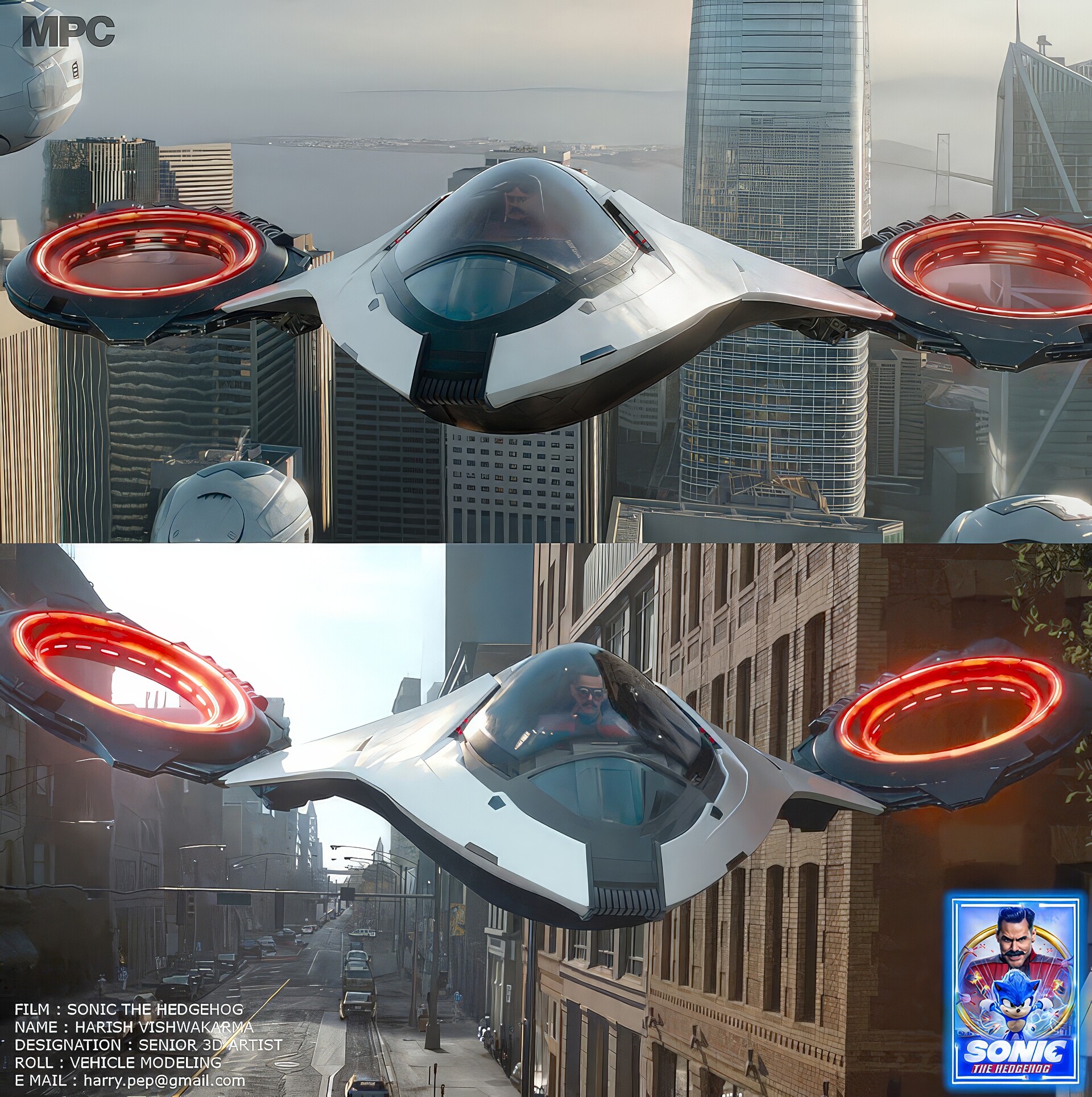 ArtStation - Eggpod Sonic The Hedgehog