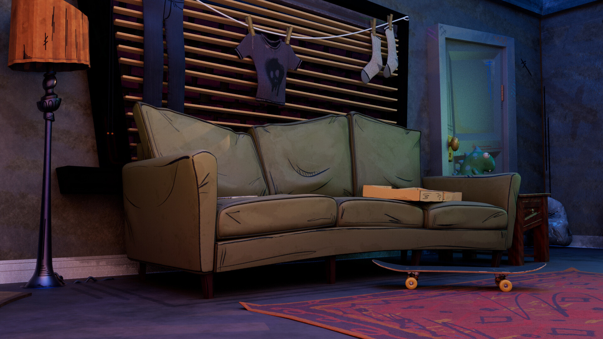 ArtStation - Just One of Those Days: Couch