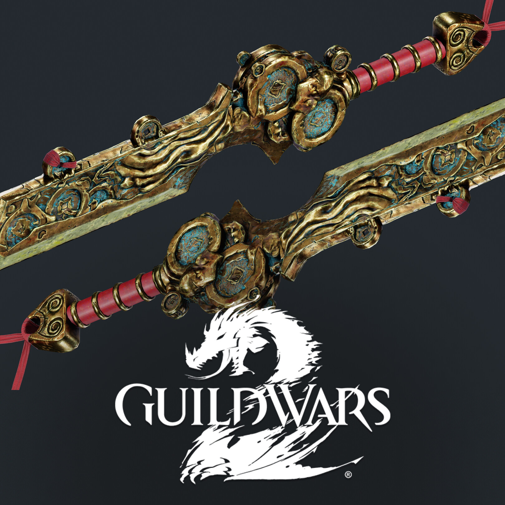 ArtStation - Golden Edge Dagger for Guild Wars 2