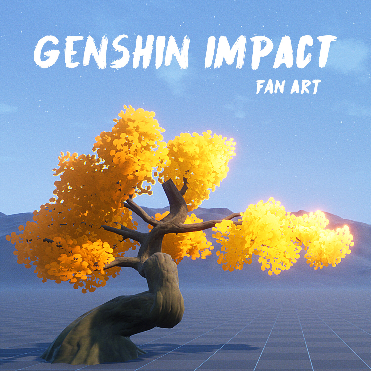 ArtStation - Genshin Impact Stylized Tree