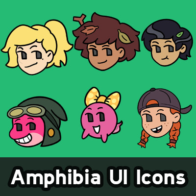 ArtStation - Amphibia Calamity Beatdown UI Portraits