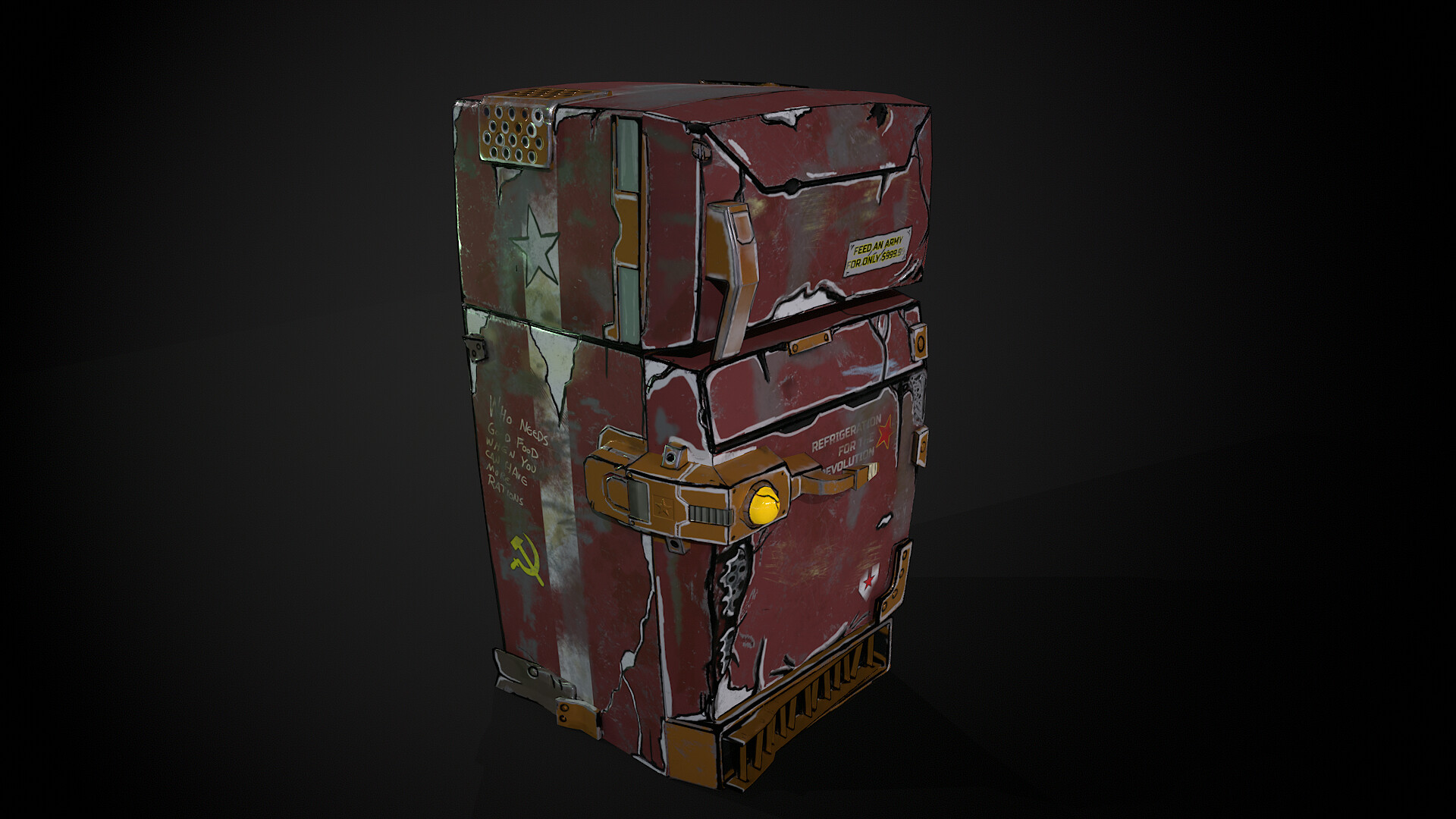 ArtStation - Borderlands Style Fridge and Vladof Variant