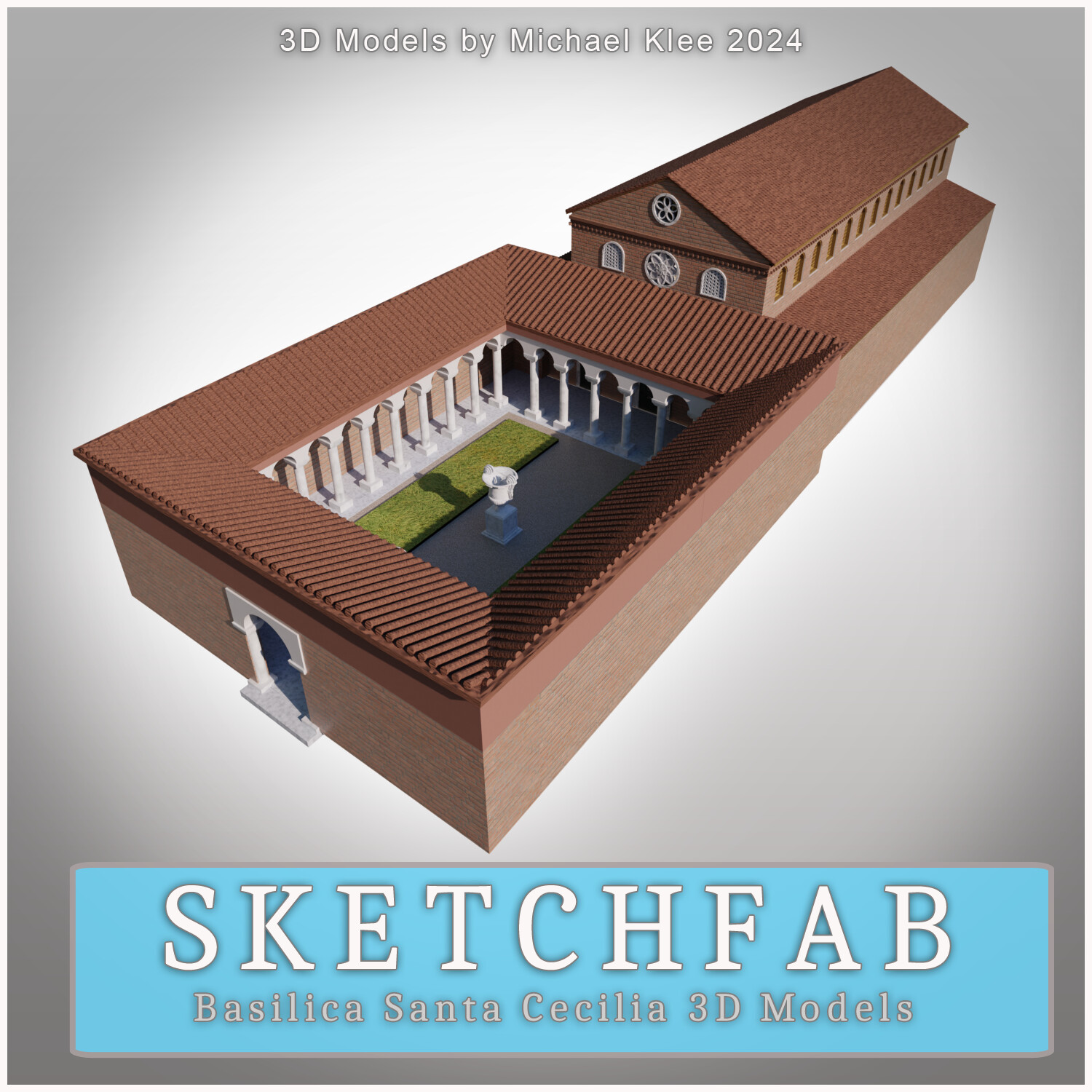 ArtStation - Basilica Santa Cecilia in Trastevere Rome - Sketchfab Models