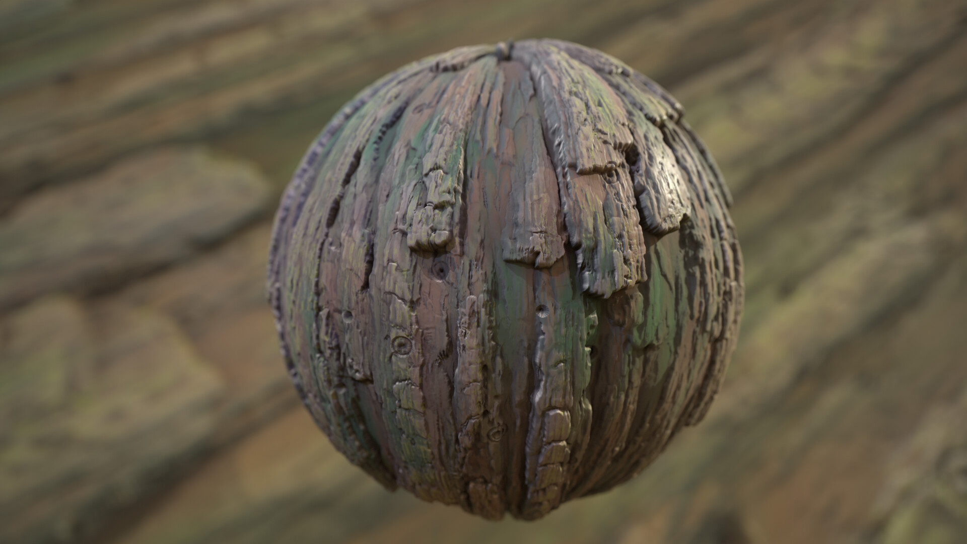 ArtStation - Material Bark Tree Stylized