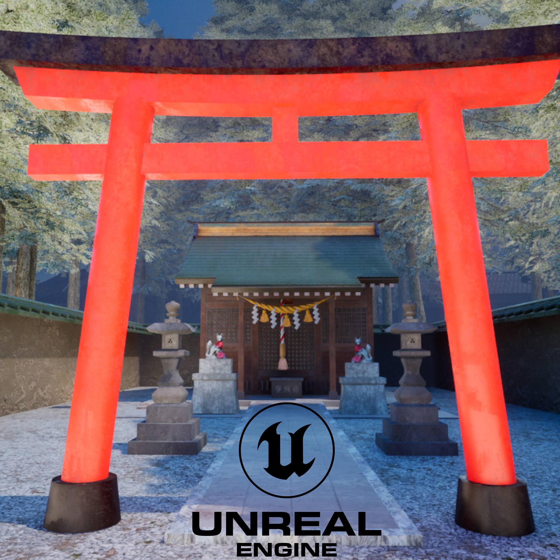 ArtStation - Japanese Shrine