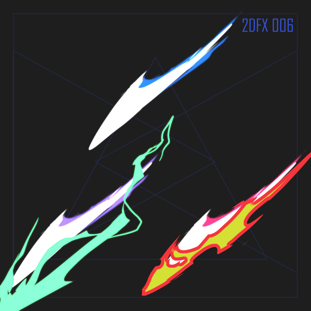 ArtStation - Elemental Slashes