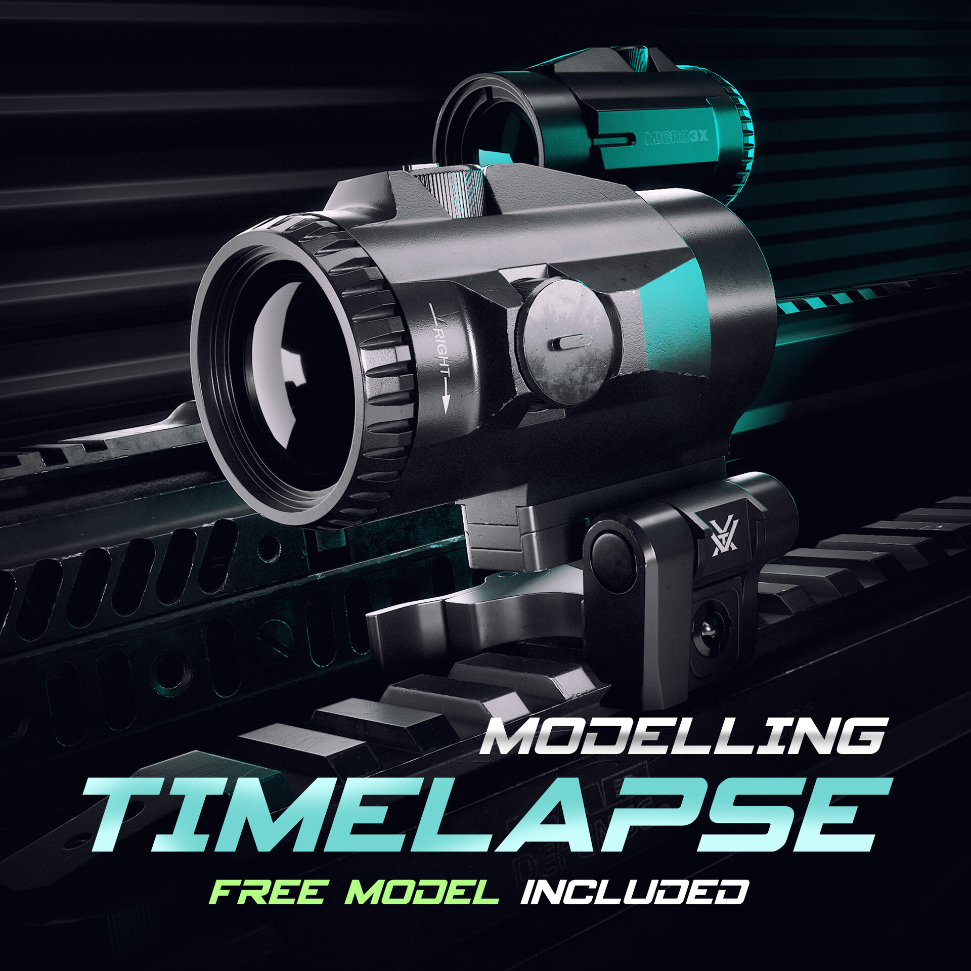 ArtStation - VORTEX Micro 3X Magnifier