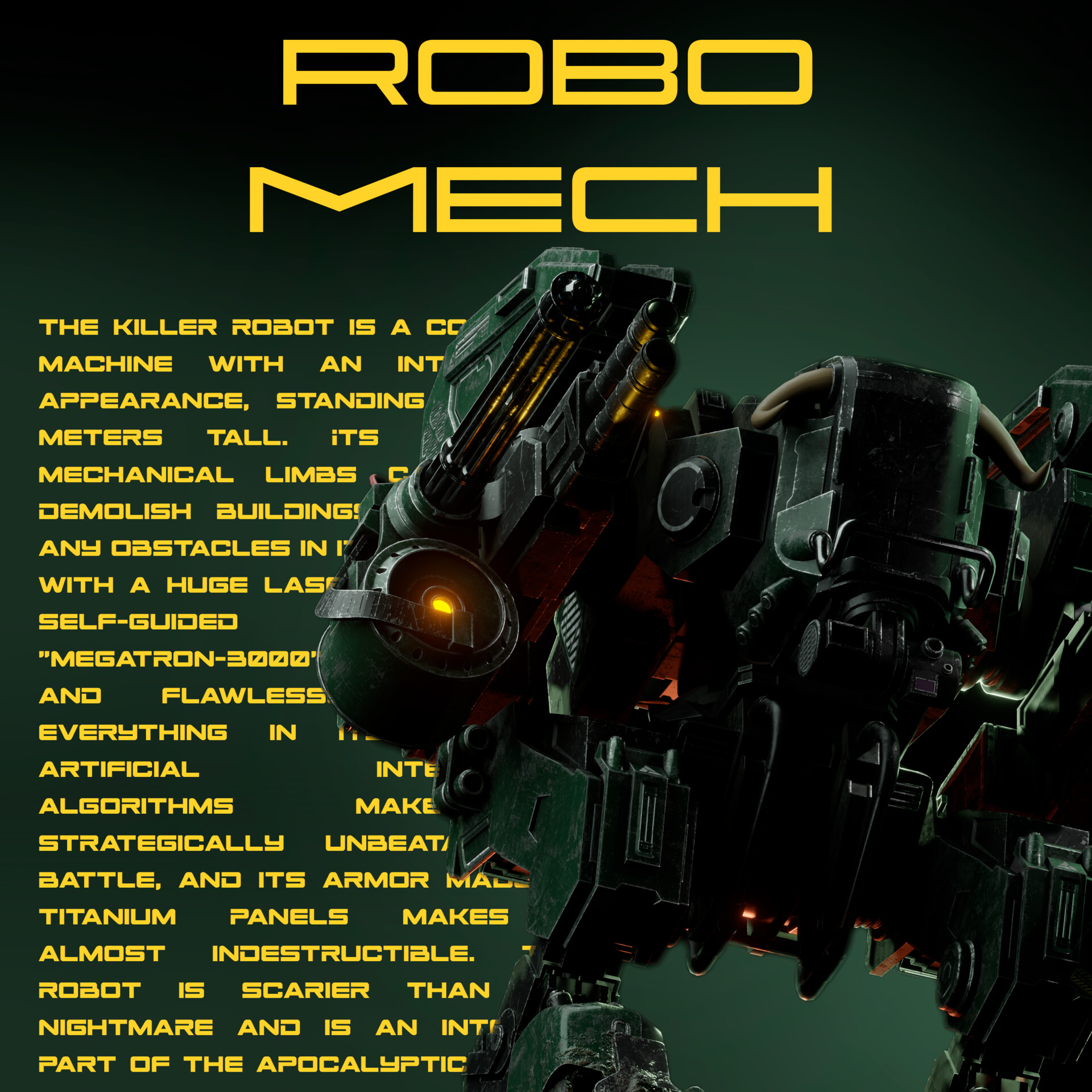 ArtStation - Robo Mech