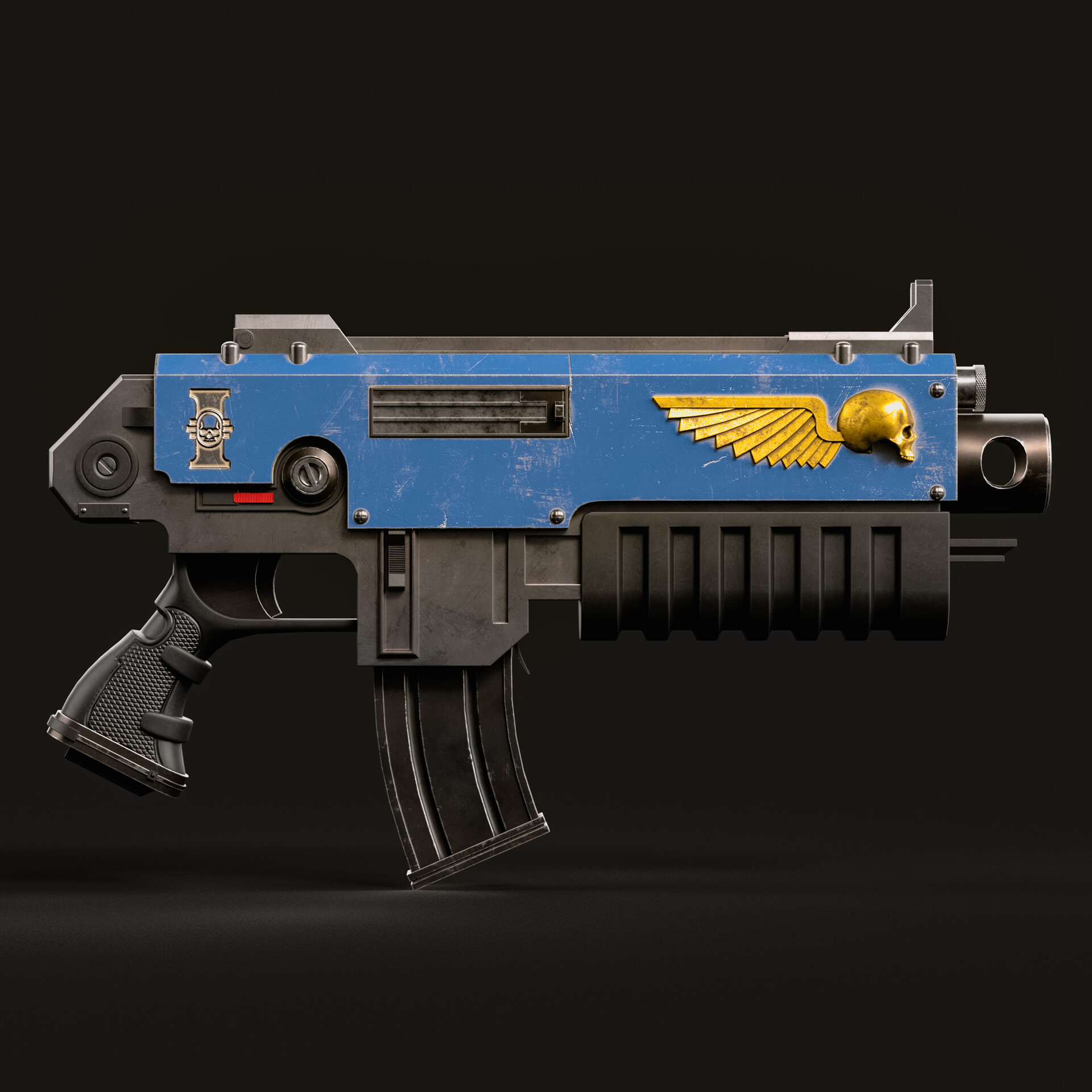 ArtStation - Warhammer 40K Boltgun 3D Model | FanArt