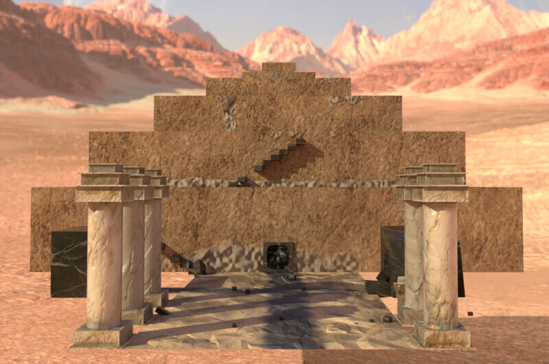 ArtStation - Ancient Crumbling Temple environment